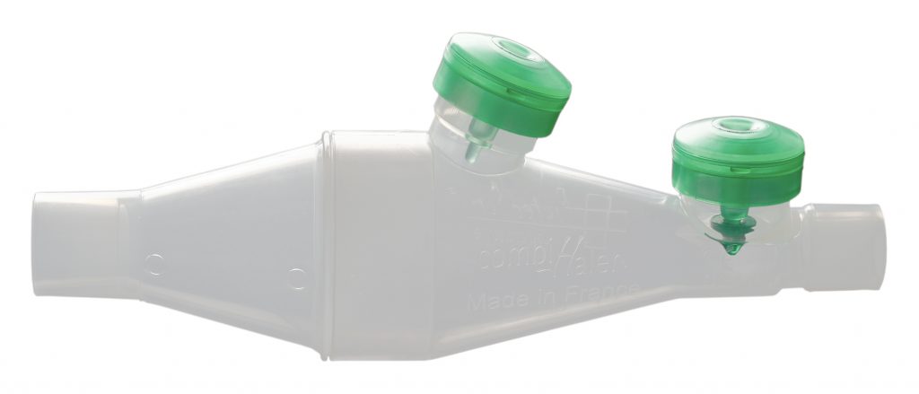 Chambre d'inhalation CombiHaler - Déposition Pulmonaire des Médicaments